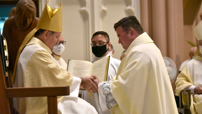 Jacob McDaniel ordained as priest today in Holy Angels Cathedral | Diocese of Gary