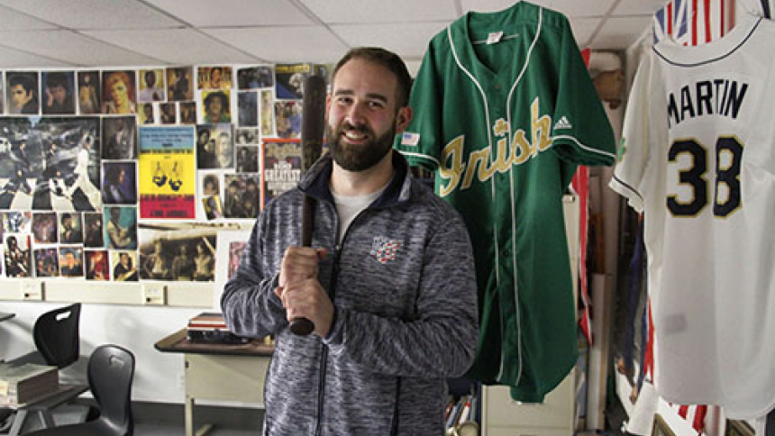 Casey Martin makes the most of life’s curveballs | Diocese of Gary