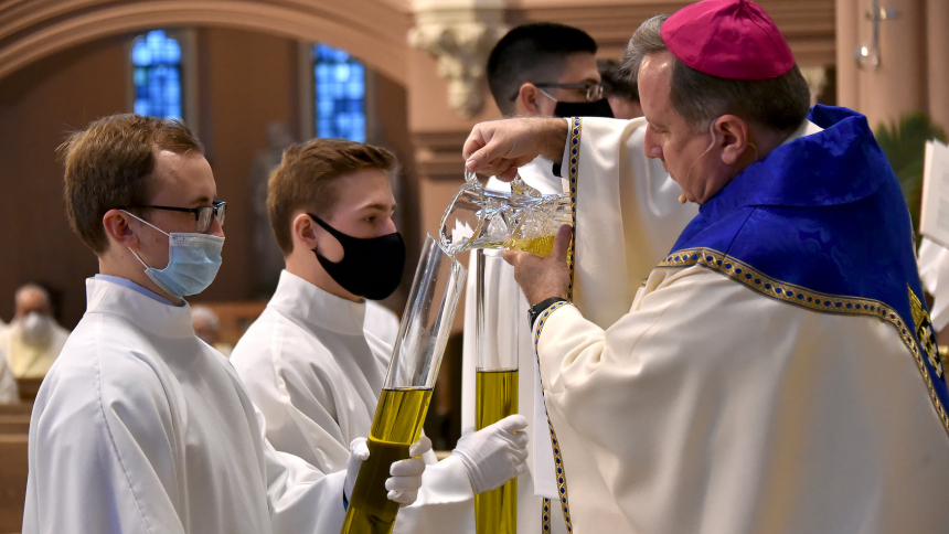 Chrism Mass at the Cathedral of the Holy Angels | Diocese of Gary