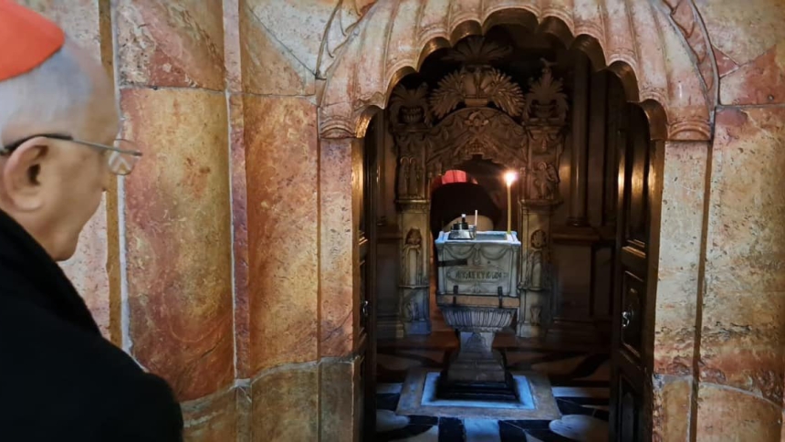 Cardinal Filoni makes pilgrimage to Holy Land as sign of peace ...