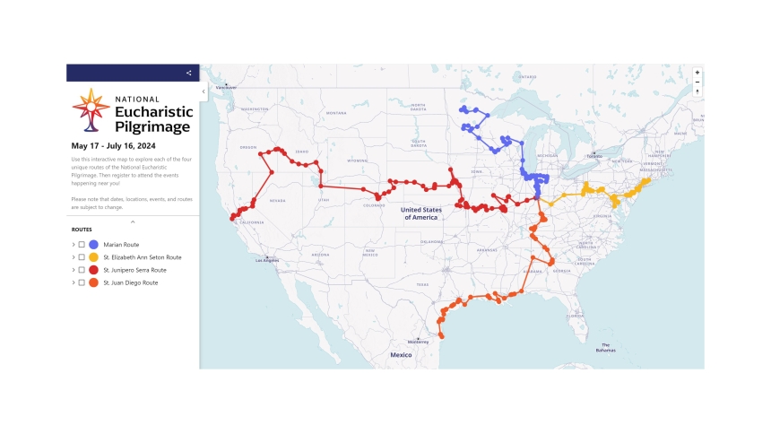 National Eucharistic Pilgrimage to include shrines, secular landmarks ...